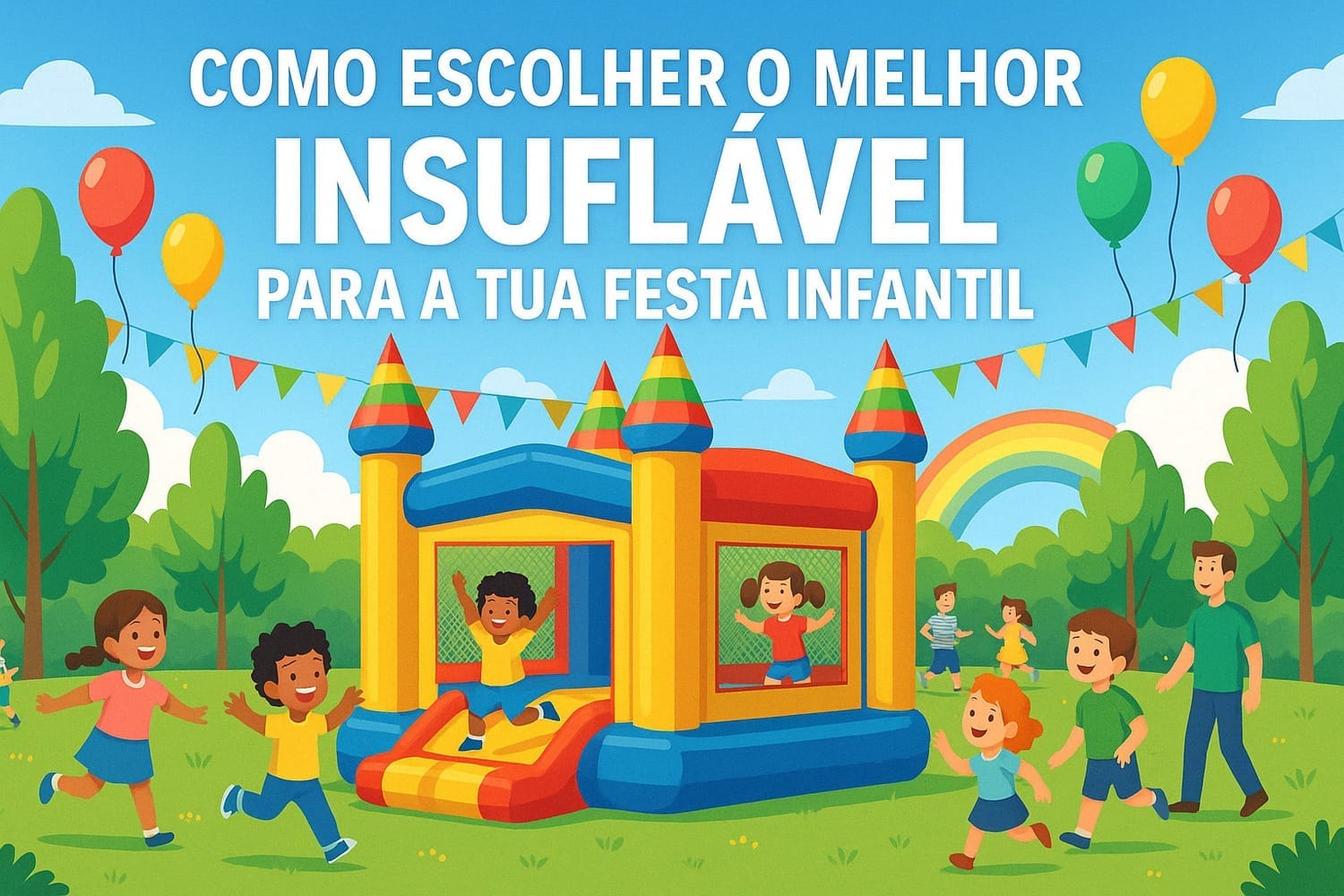 Como Escolher o Melhor Insuflável Para a Tua Festa Infantil | AnimaNeventos
