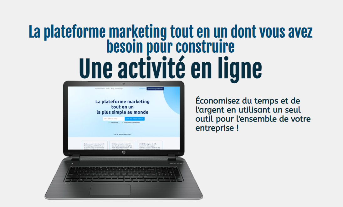 Plateforme Marketing tout en un