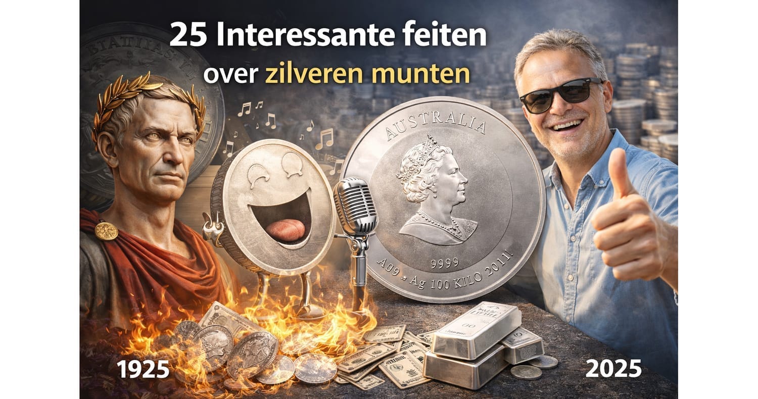 25 Interessante feiten over zilveren munten