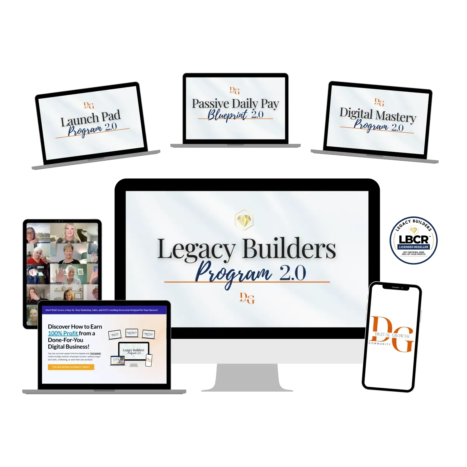 Legacy Builders 2.0 – Earn 100% Profit with a Done-For-You Digital Business