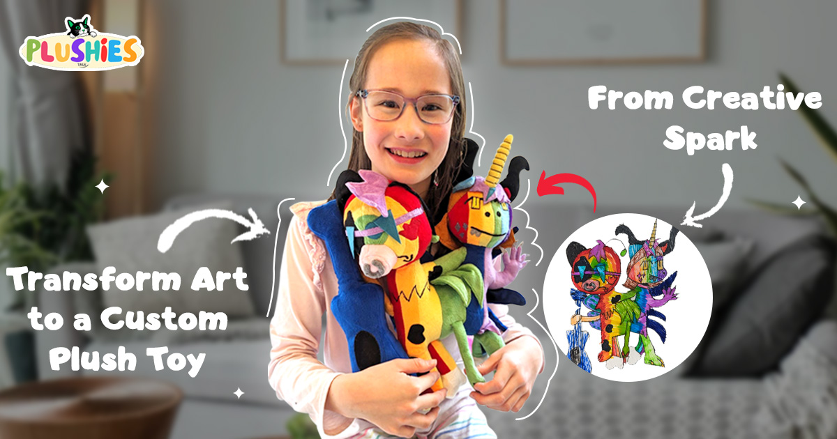 Custom Plushies from Drawings & Photos