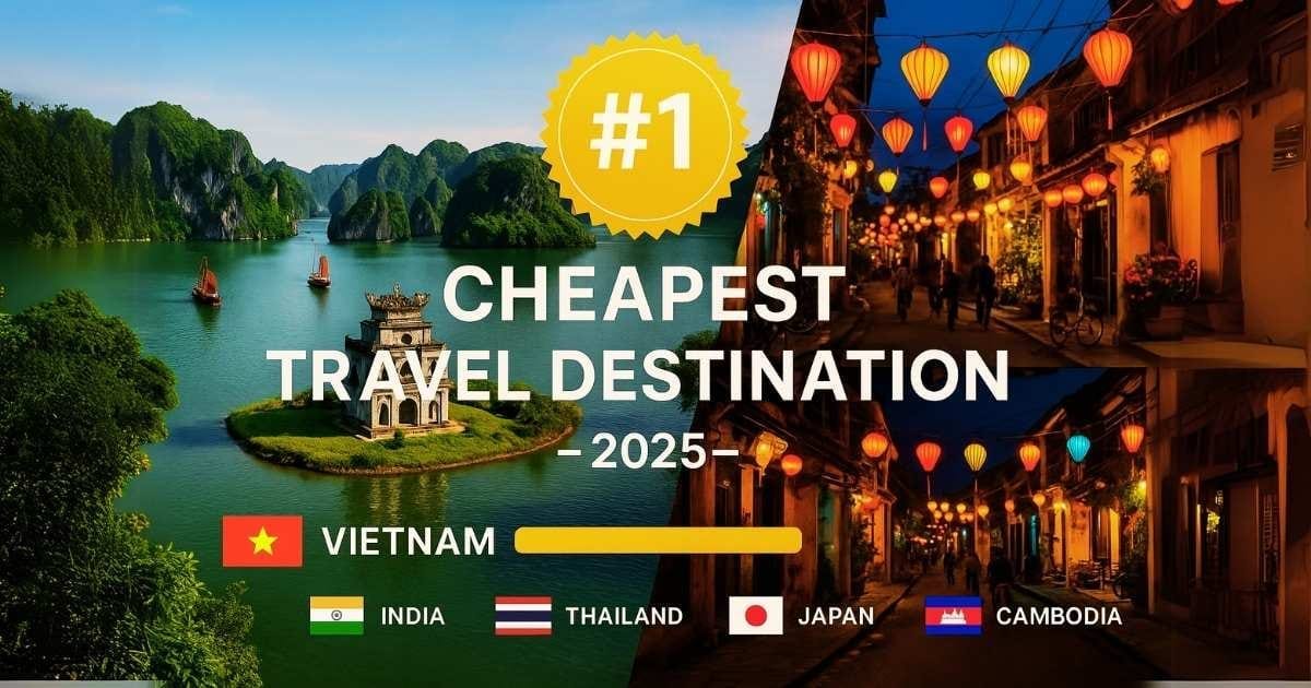 Vietnam Named Asia’s Cheapest Travel Destination 2025