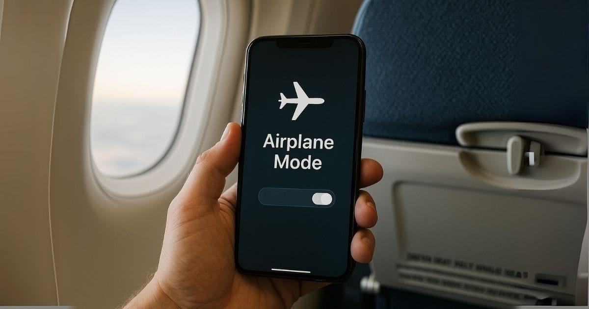 Why Phones Must Be on Airplane Mode During Flights