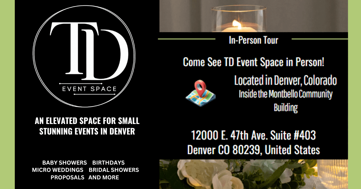 Schedule A Tour | TD Event Space | Contact Us For Your Small Event or ...