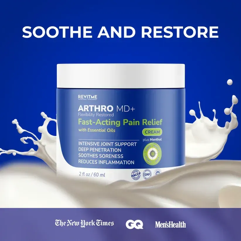 Arthro MD+ Cream – Natural Joint & Muscle Pain Relief Formula