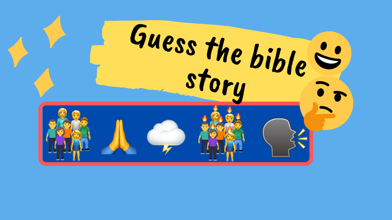 Emoji bible quiz 😀Guess the bible story emoji quiz