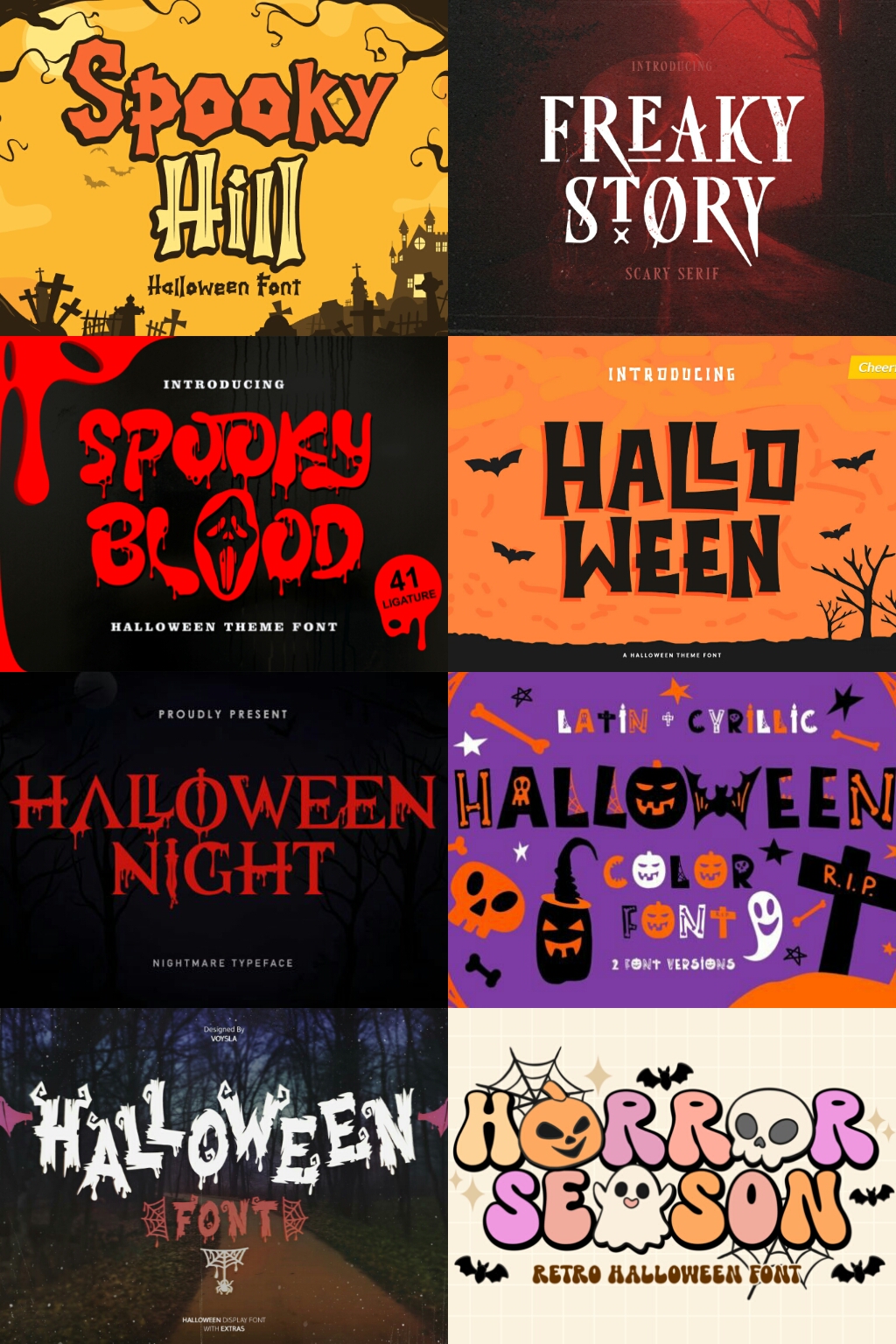 Spooktacular Fonts: 25 Must-Have Halloween Typeface for Designers.