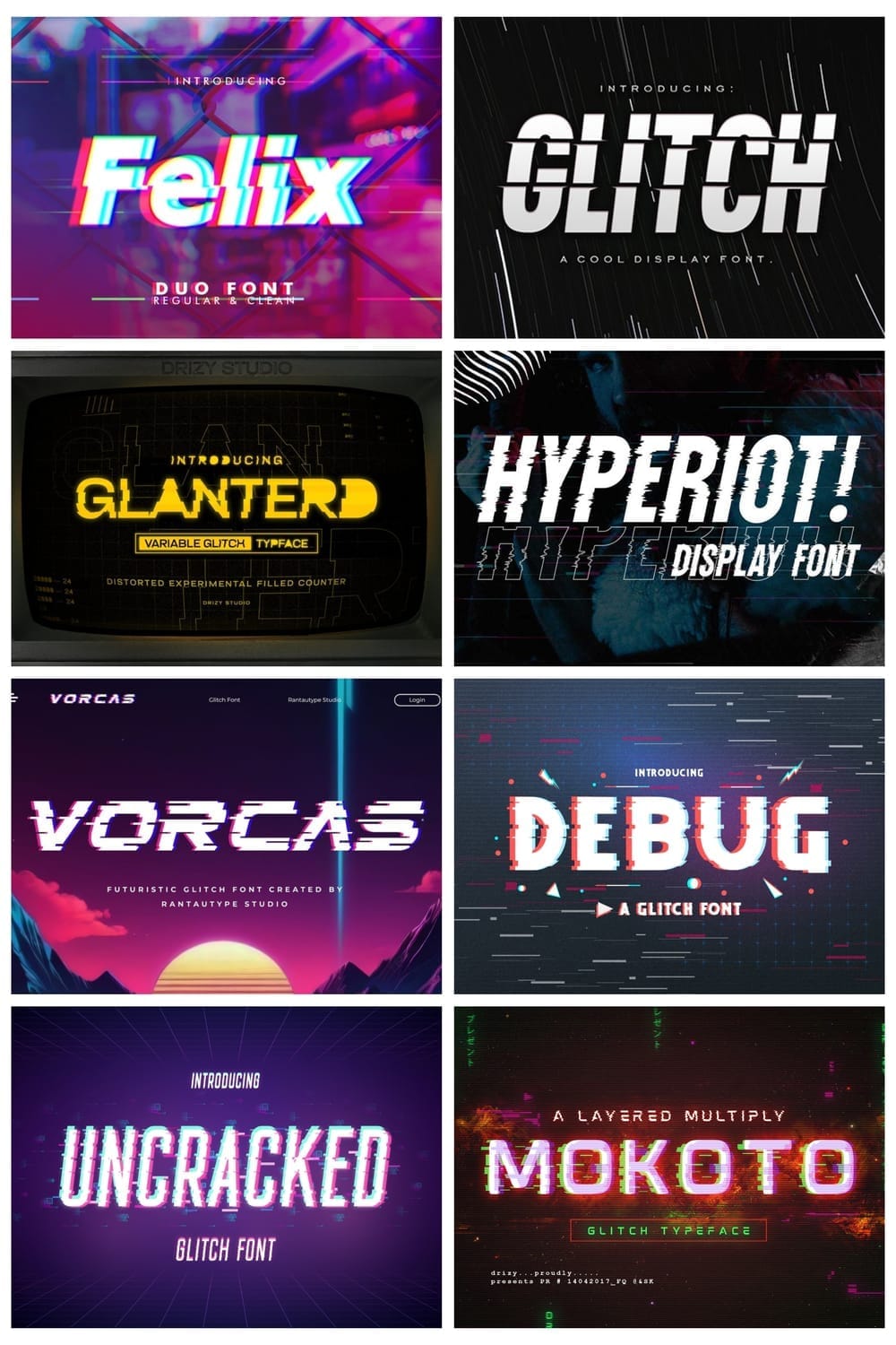 15 Must-Have Glitch Fonts for Commercial Applications