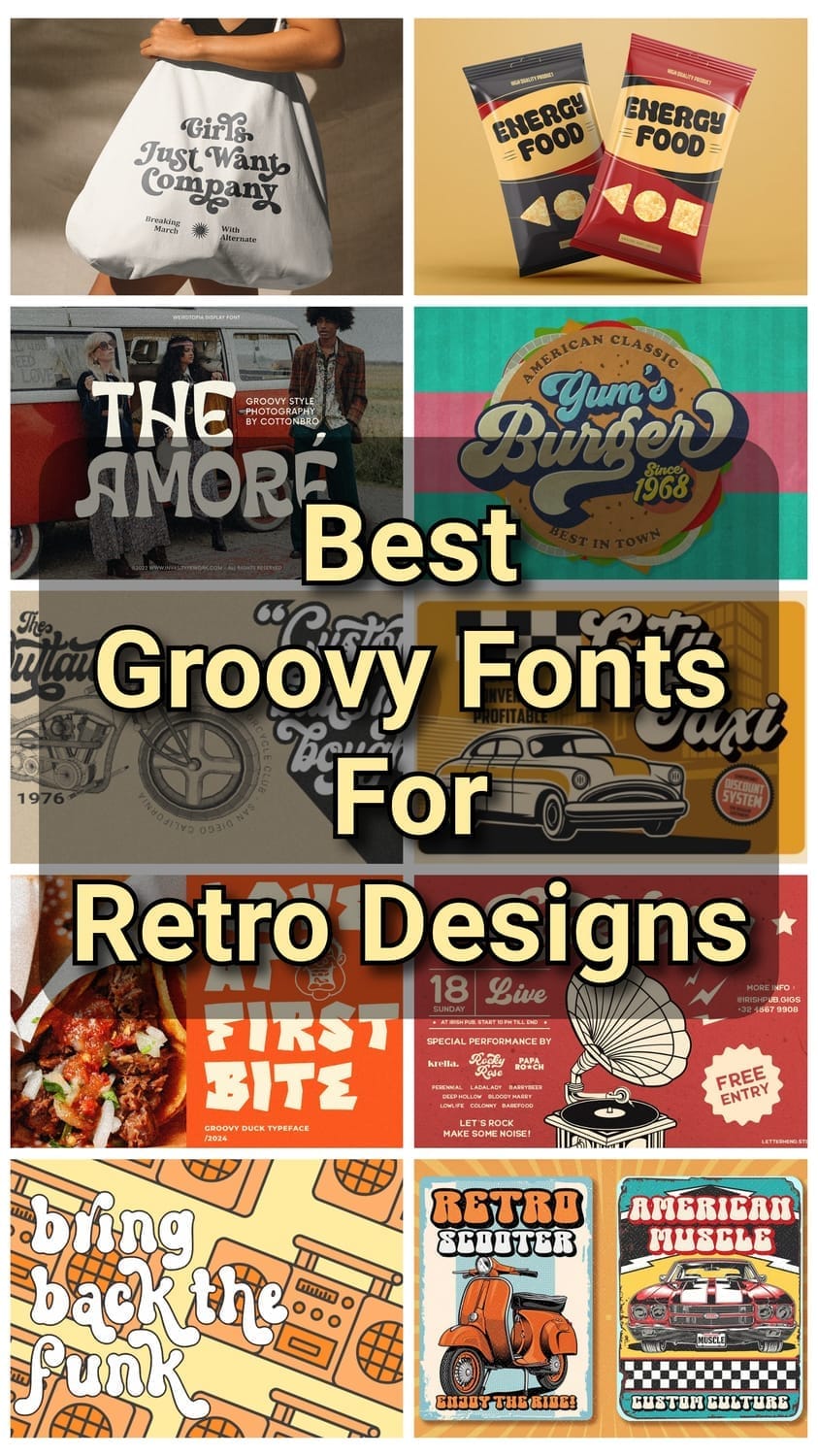 27+ Groovy Fonts for a Retro Far-Out Vibe