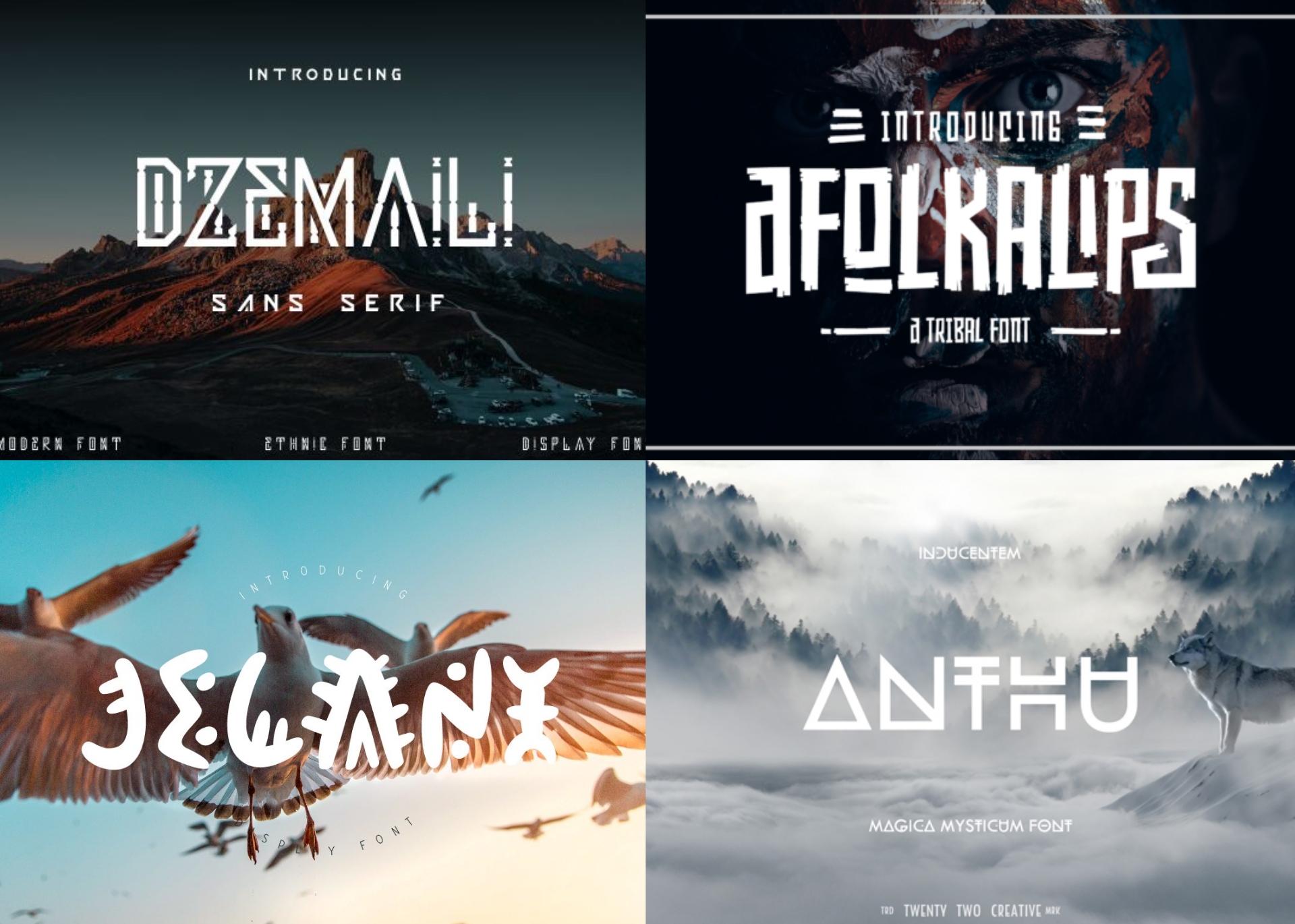 9 Striking Tribal Fonts for Unique Designs