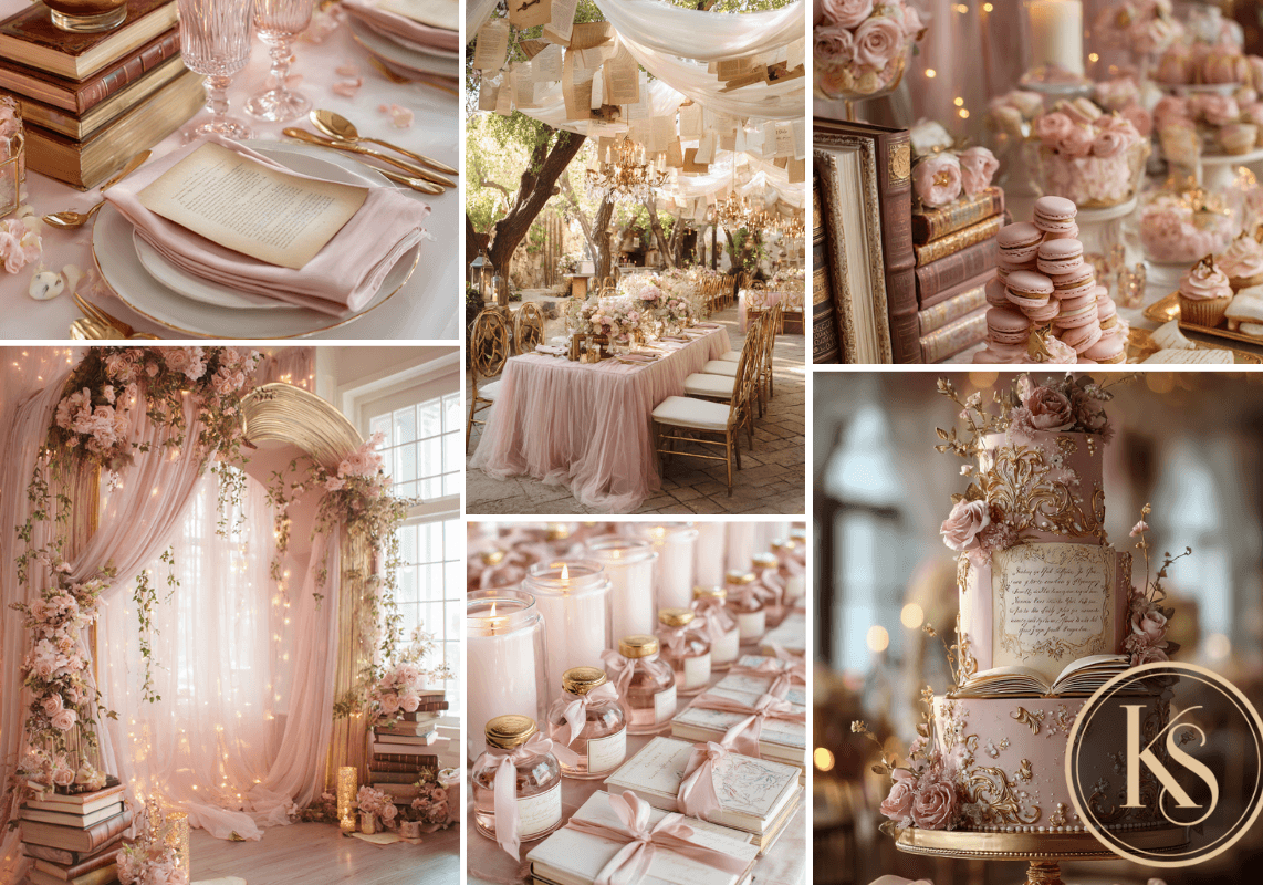 Book Themed Bridal Shower: A Romantic “Next Chapter” Celebration for ...