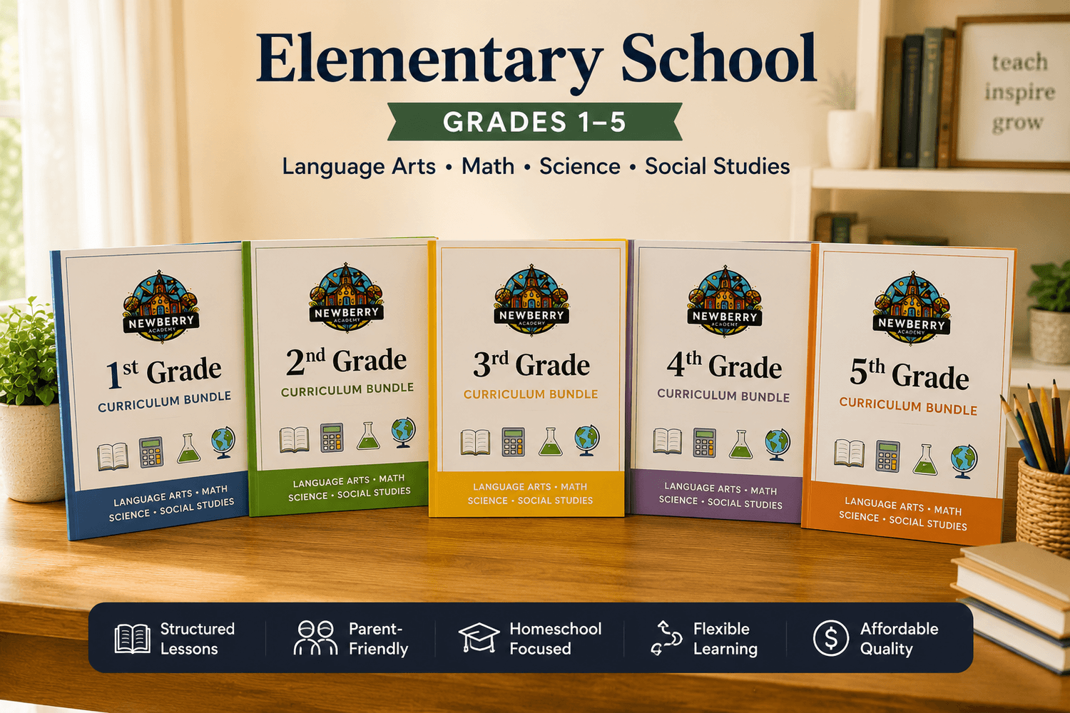 Elementary Homeschool Curriculum Bundles | Newberry Academy