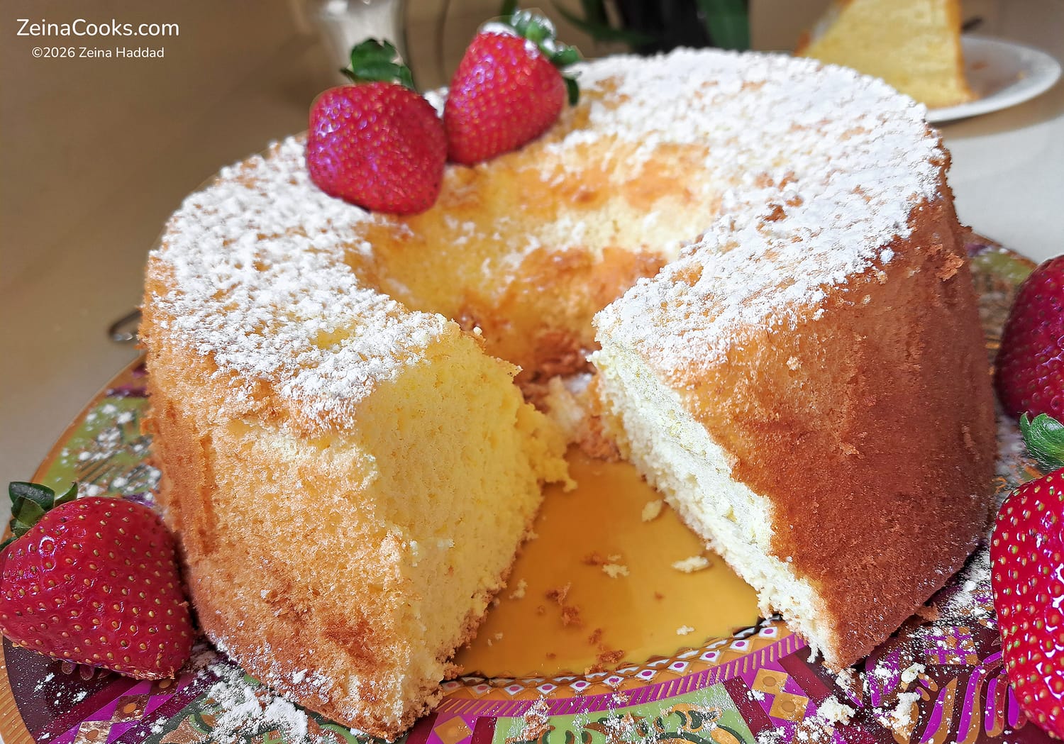 Traditional American Sponge Cake - Oil, Butter, & Dairy Free!