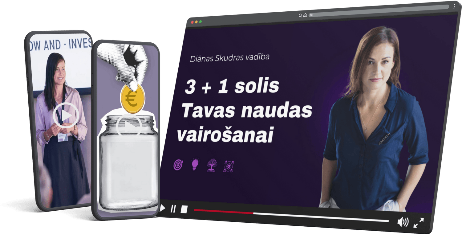 3 + 1 solis Tavas naudas vairošanai: