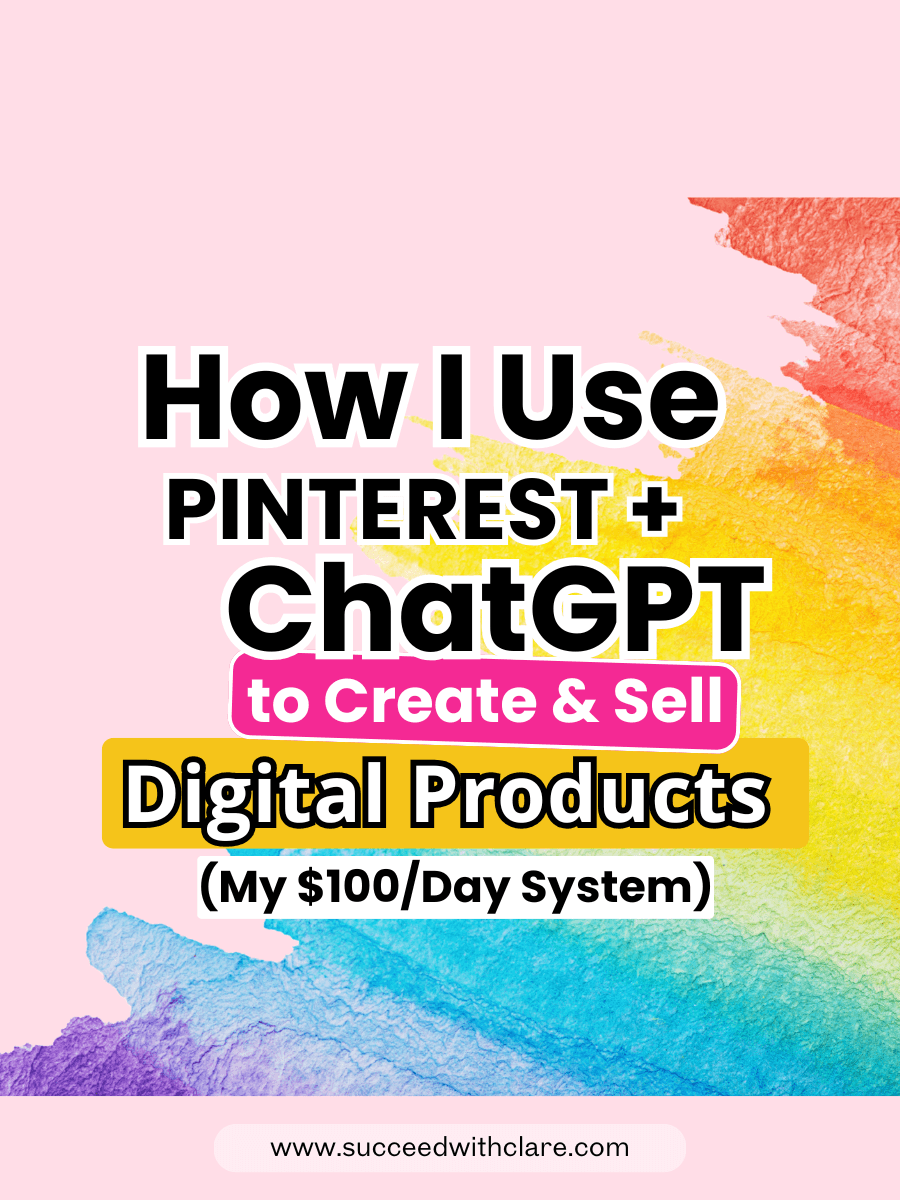 How I Use Pinterest + ChatGPT to Create & Sell Digital Products: My ...