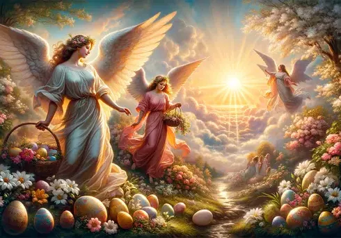 Easter Angels: Beacons of Hope and Renewal