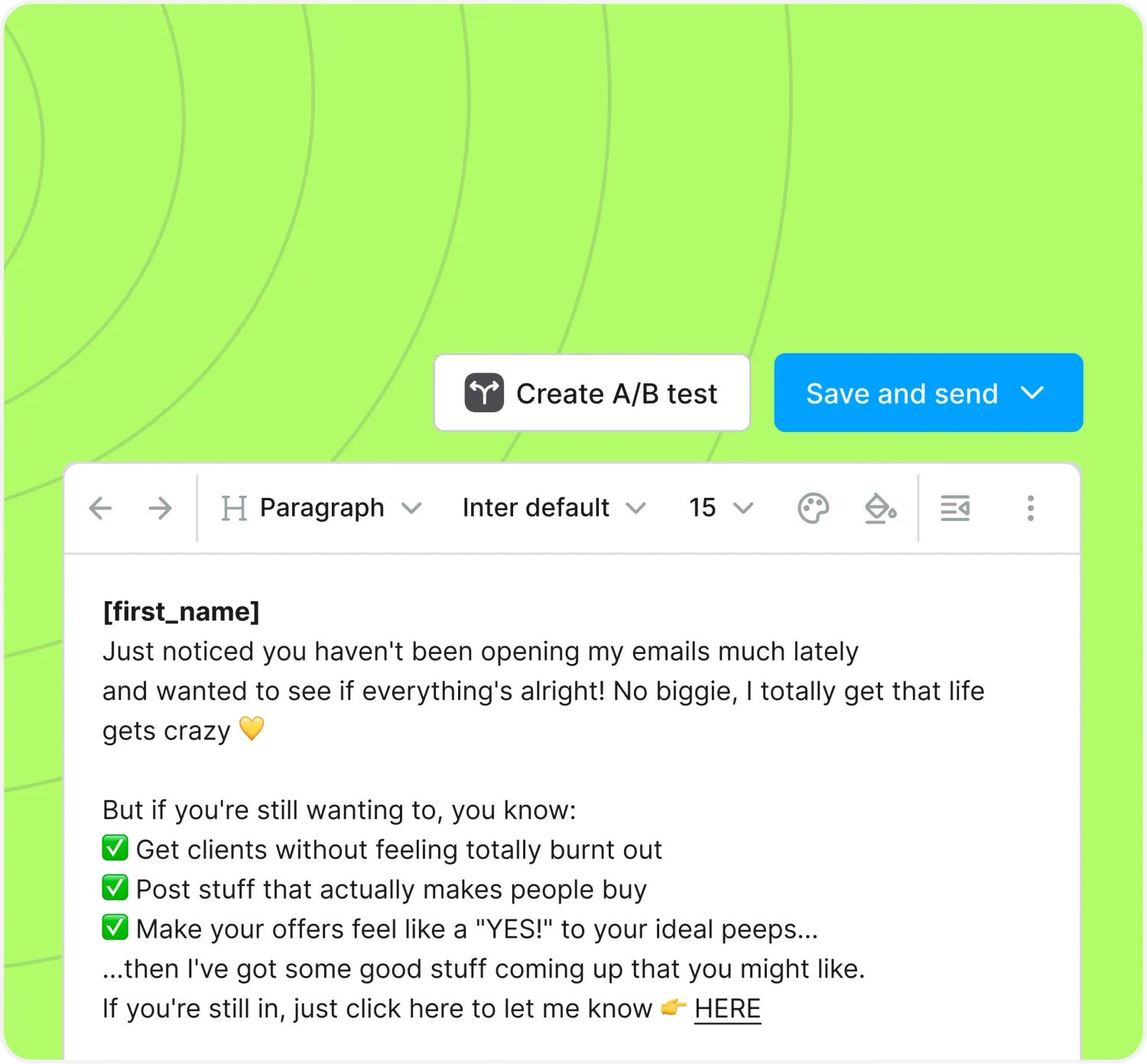 Email marketing dashboard with broadcast campaigns and sequences