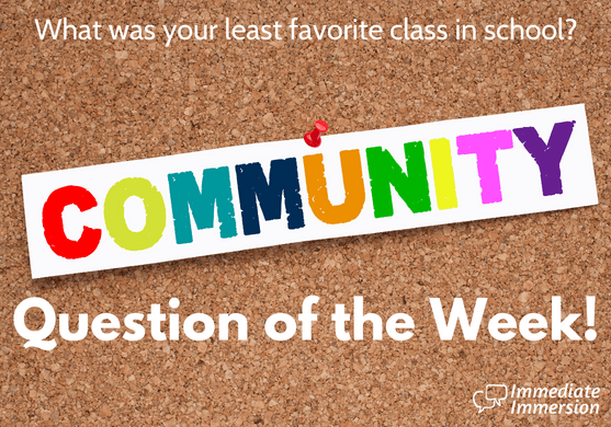 What was your least favorite subject in school?