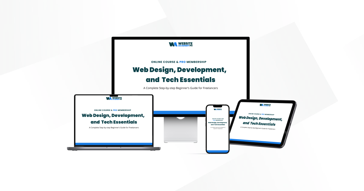 Enroll in Website Academy PH PRO | Web Design Essentials & Mastery