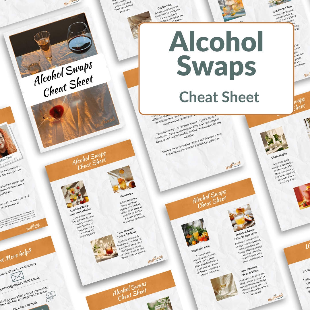 Alcohol Swaps Cheat Sheet