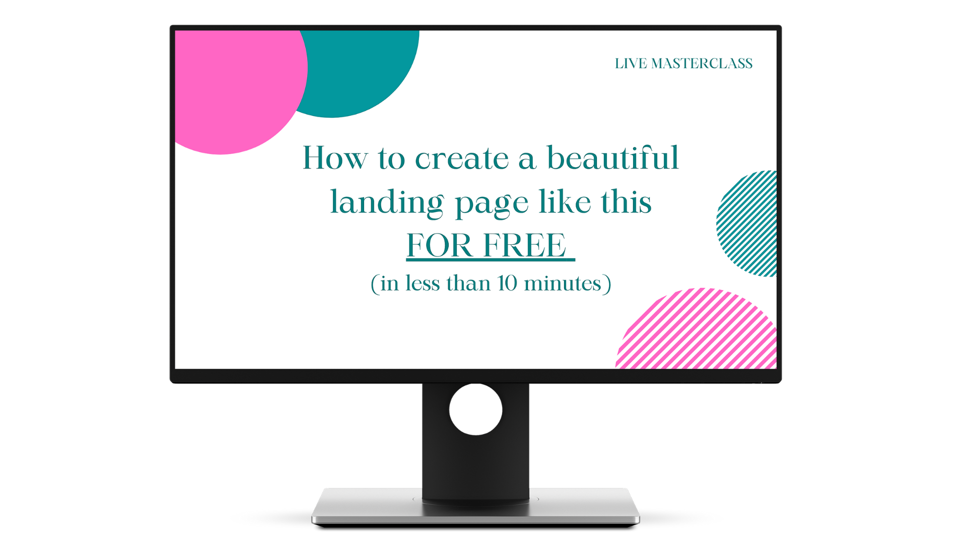 FREE Masterclass: Create a landing page