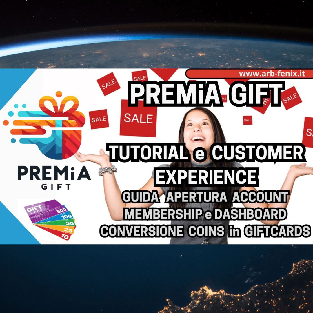 Tutorial PREMiA GIFT & Customer Experience | Guida completa ARB-Fenix