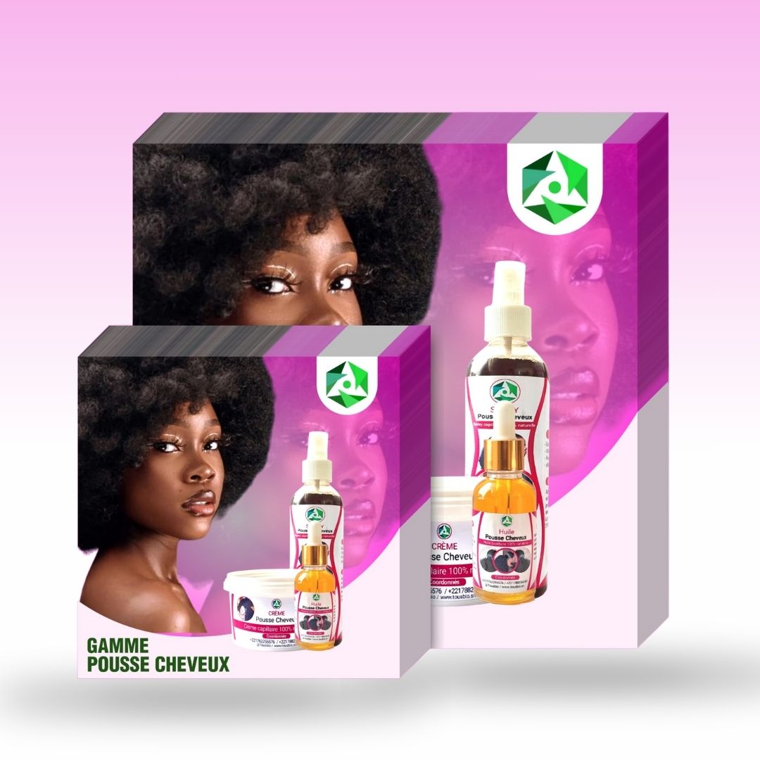 Gamme Pousse Cheveux - produits capillaire pour soins cheveux - TousBio