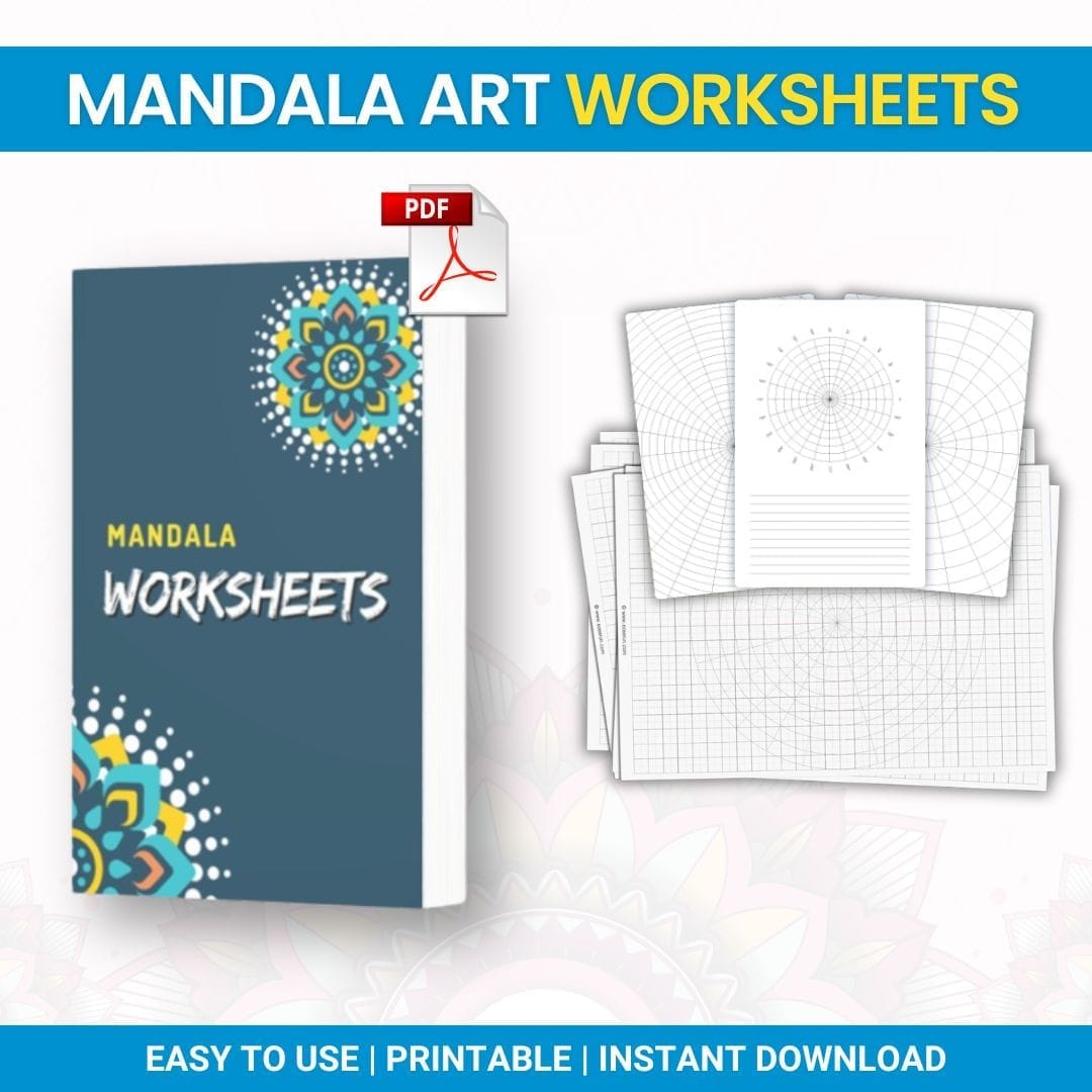 Mandala Art PDF Bundle – 120+ Coloring Pages, Patterns & Worksheets