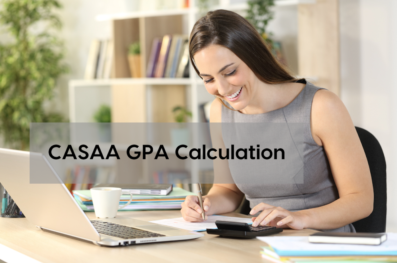 How is CASAA GPA calculated?