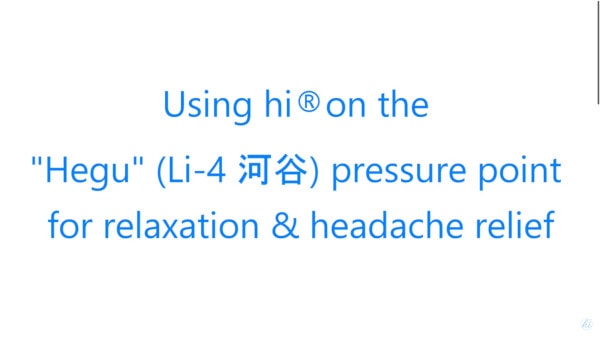 hi® Pressure Point Techniques