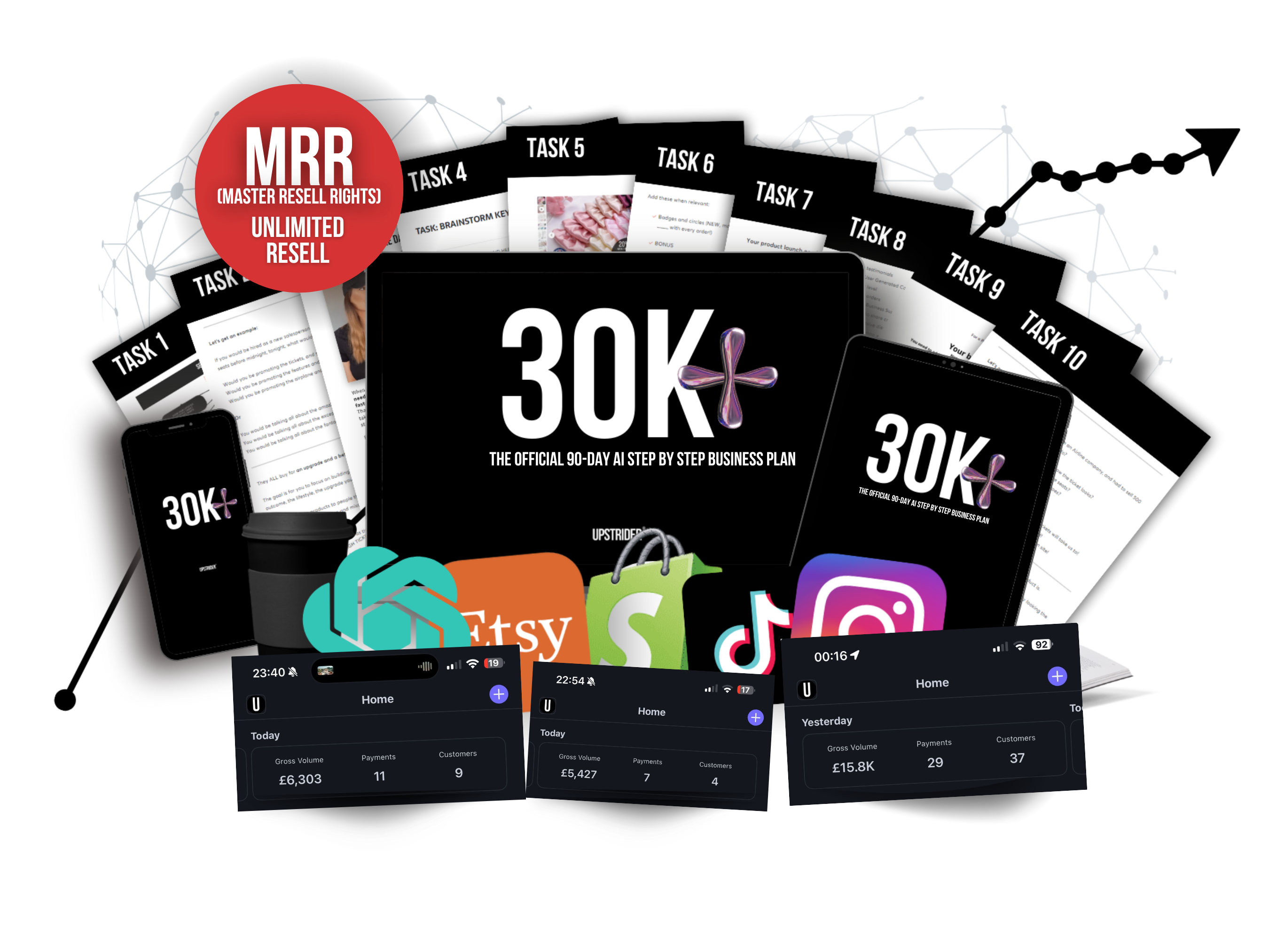 The Official 30K+ Plan from Upstrider - Anne-Maud (Master-Resell-Rights)