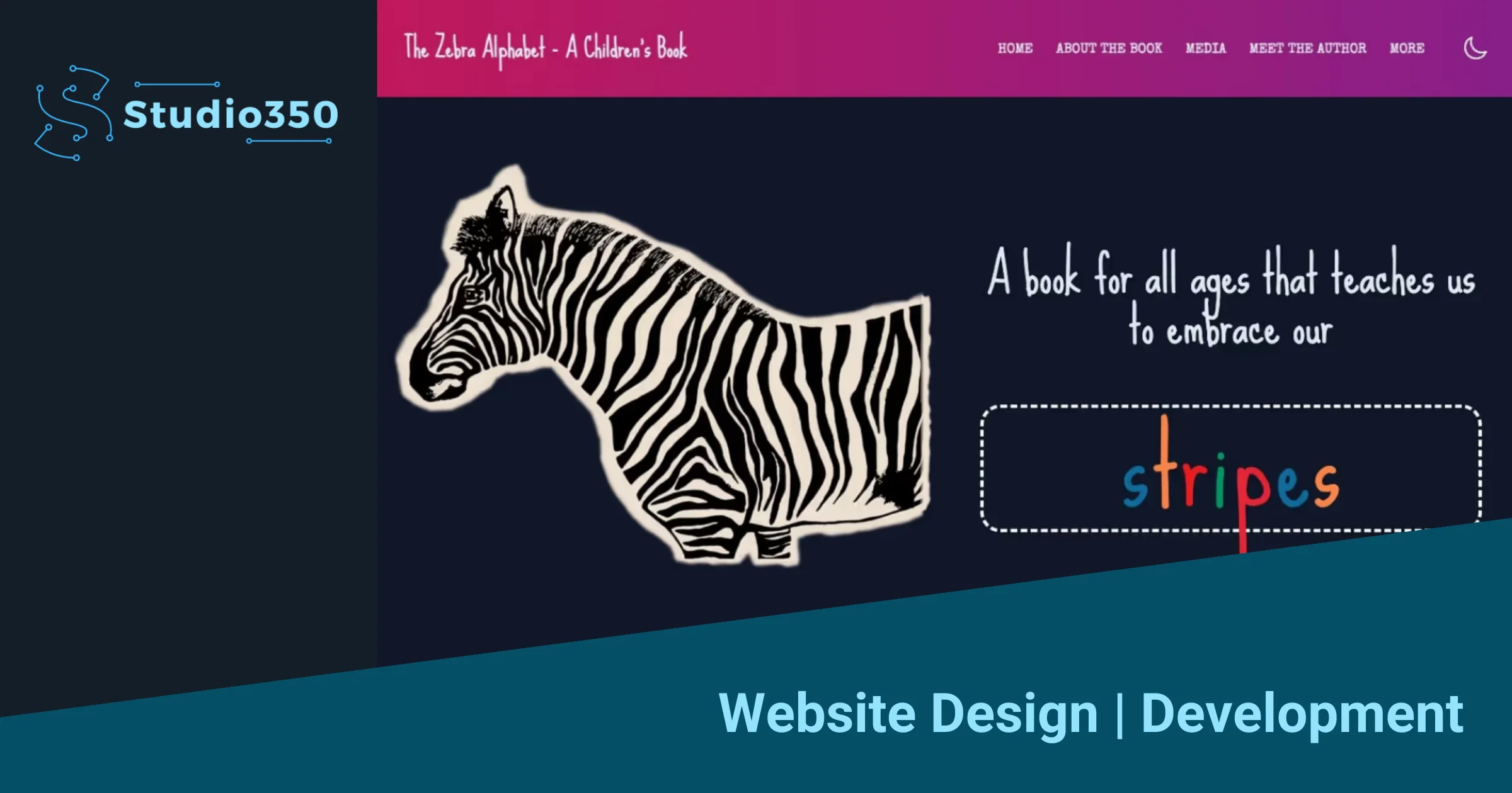 The Zebra Book :: Website Design and Development | Studio350