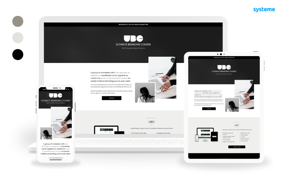 Ultimate Branding Course UBC Template