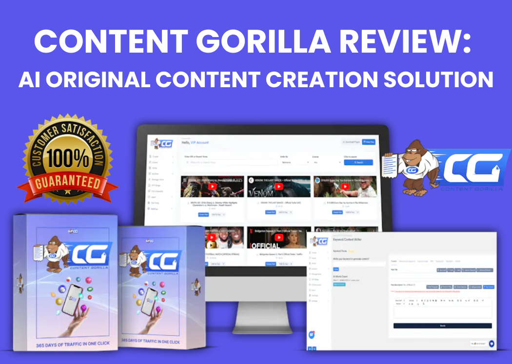 Content Gorilla Review: AI Human Content Creation Solution,