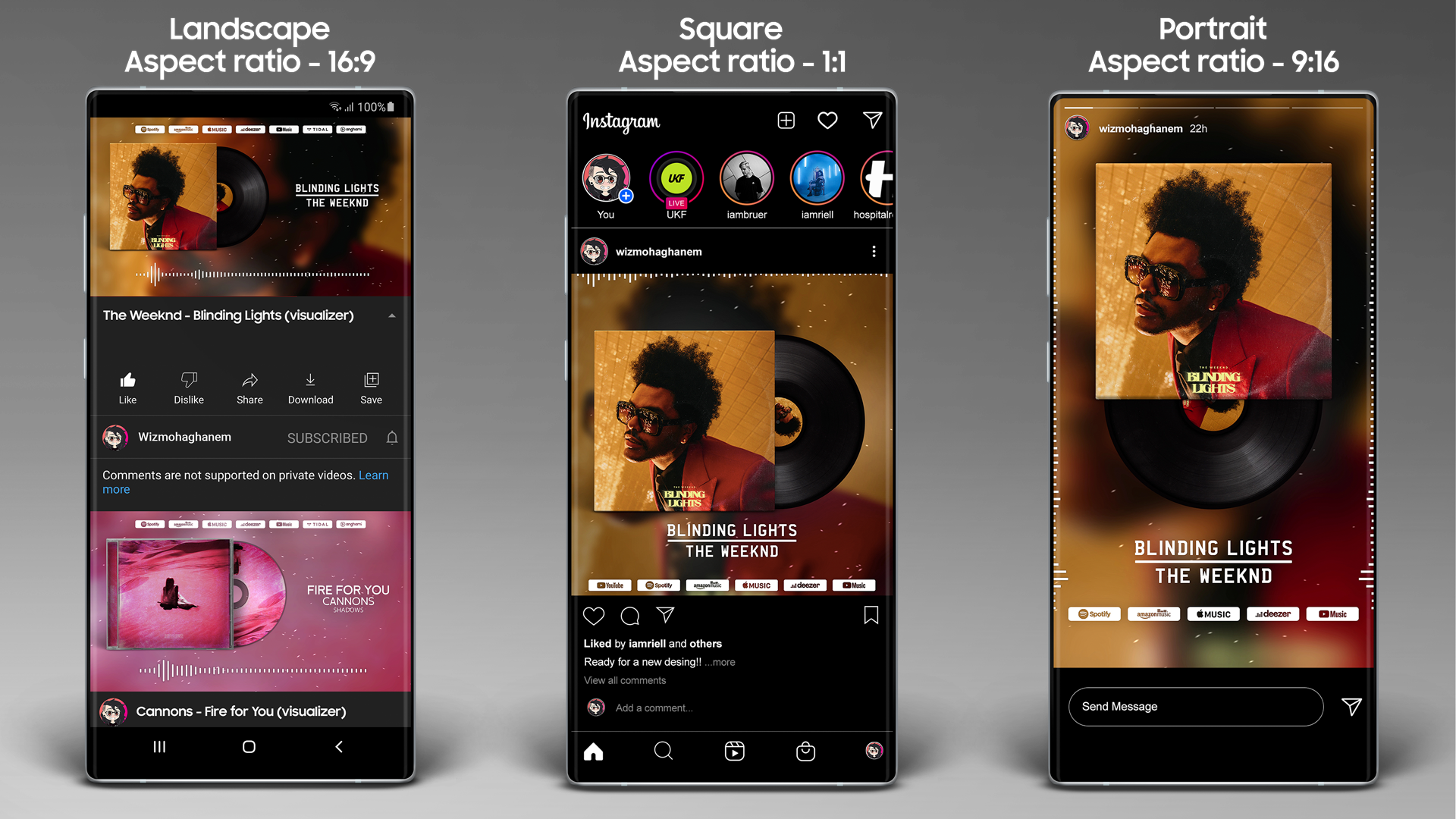 Spinning Vinyl Music Visualizer - Template 1
