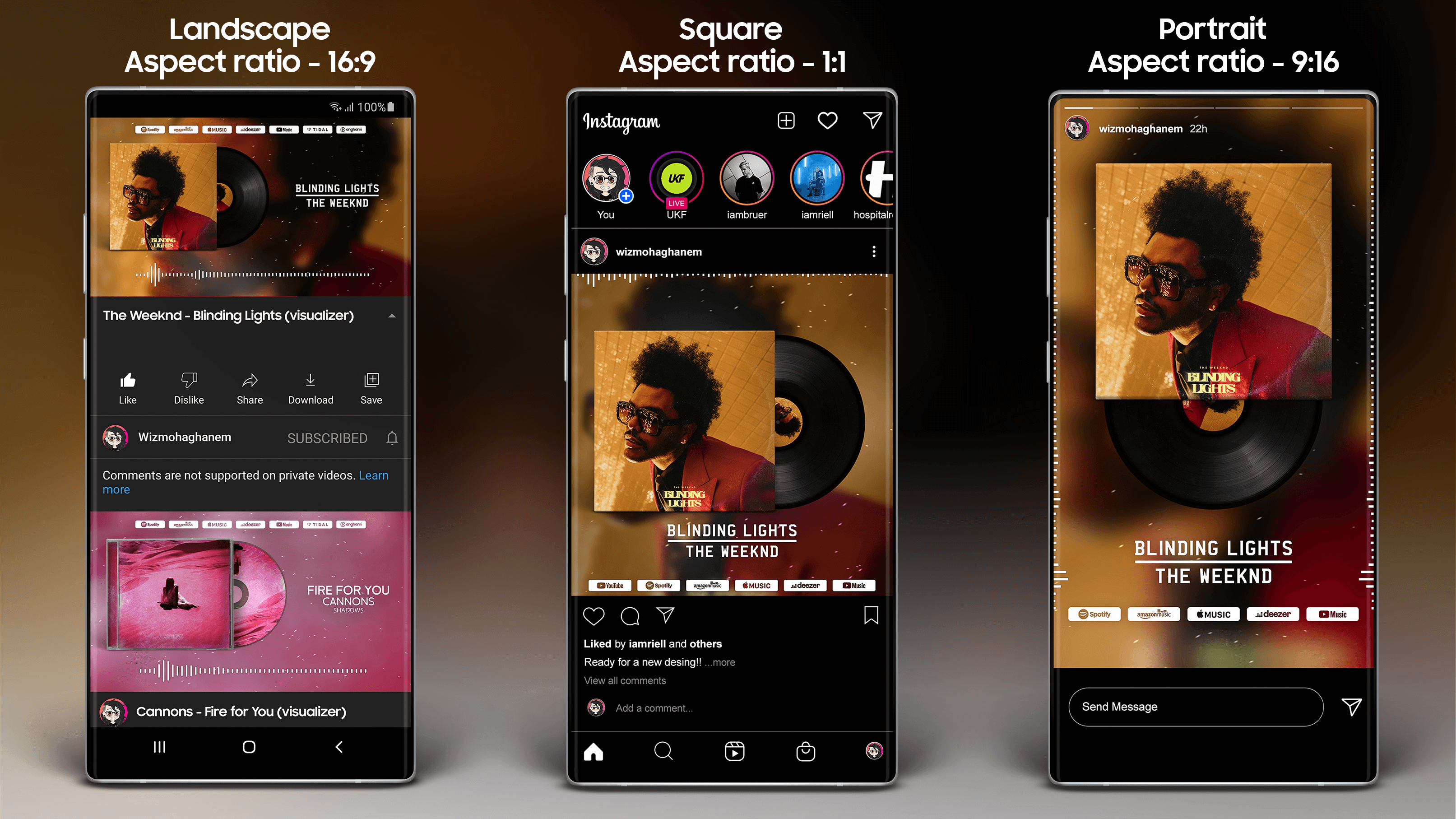 Spinning Vinyl Music Visualizer - Template 1