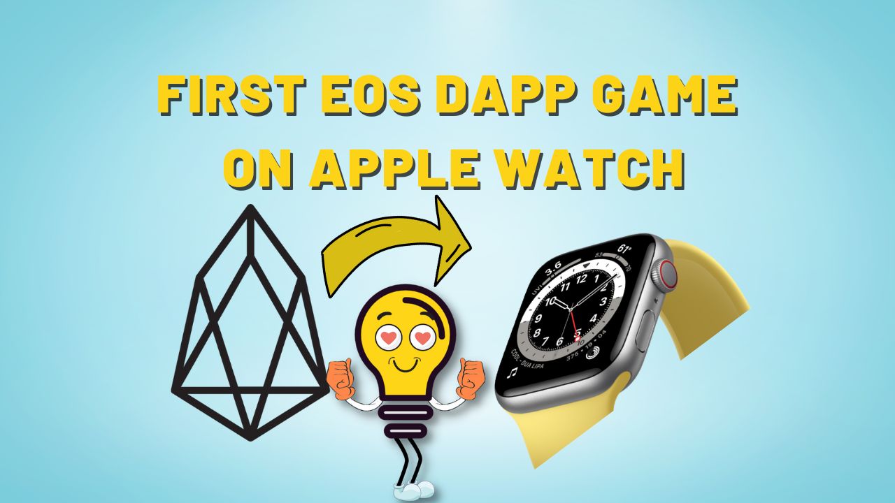 The first blockchain video game on an Apple Watch