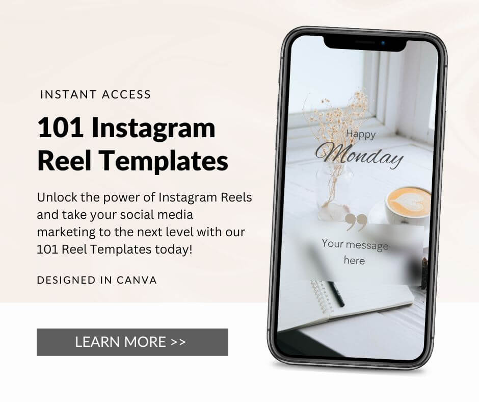 101 Instagram Reel Templates made in Canva
