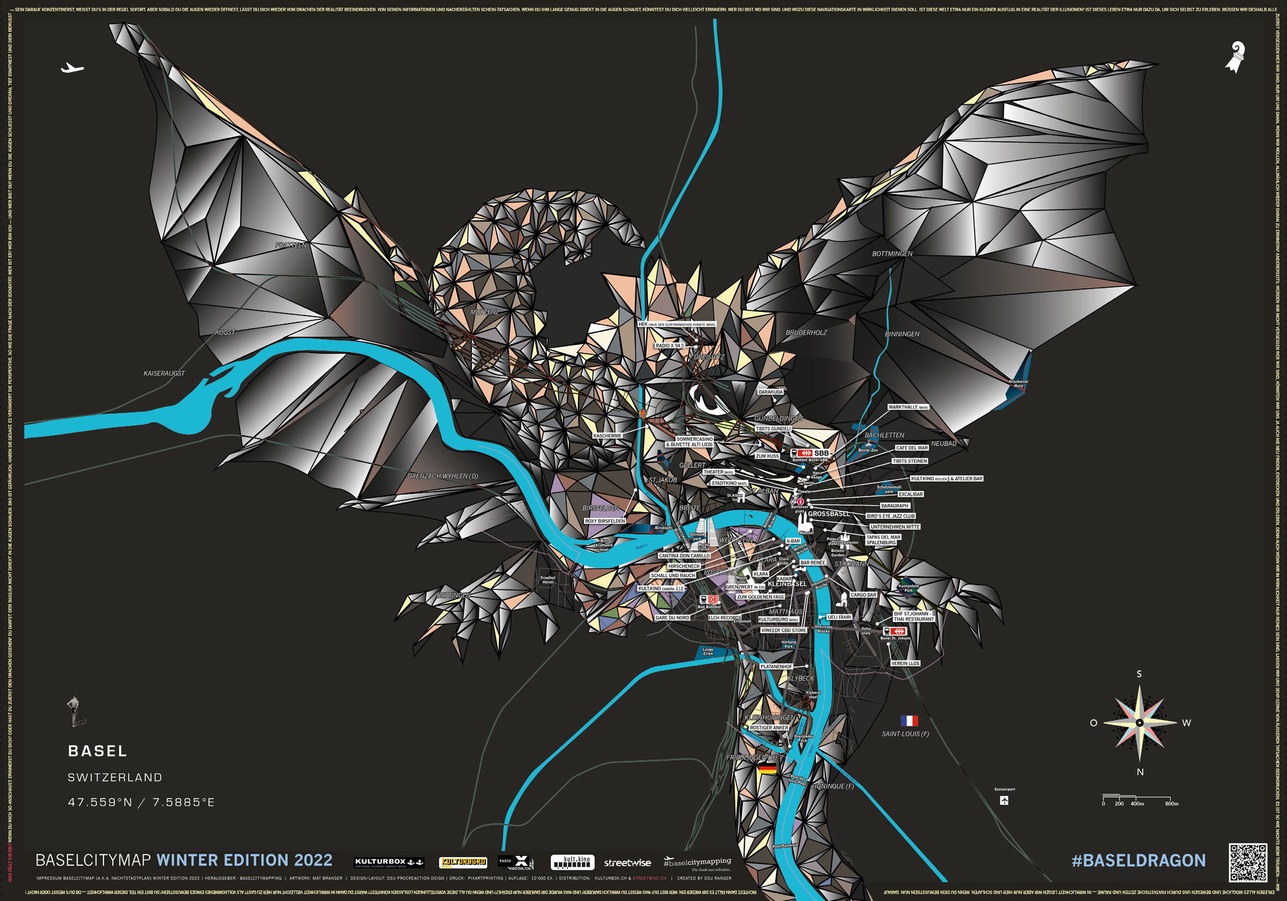 BASELCITYMAP Winter 2022 #BASELDRAGON - streetwise