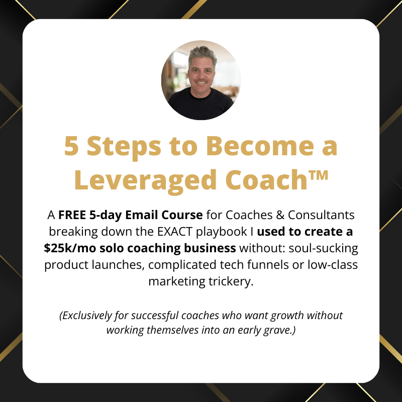 The Leveraged Coach Blueprint
