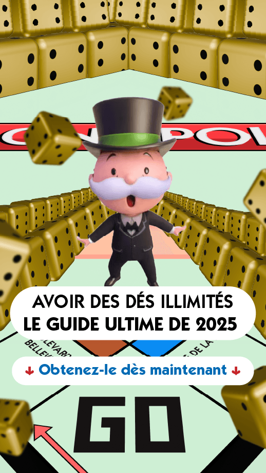 MODE MYS : Découvre les lancés de dès en avance sur MonopolyGO