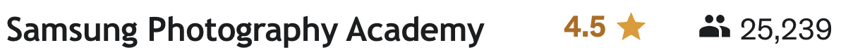 Samsung Photography Academy