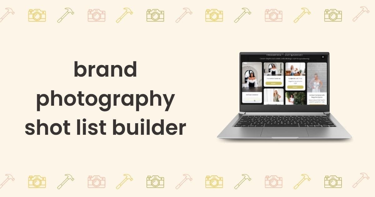Brand Photography Shot List Builder by Emily Kim