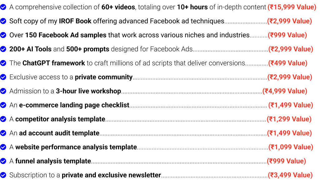 Learn Facebook ads: Beginner to Expert Comprehensive Course