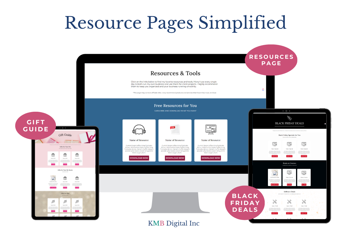 Resource Pages Simplified