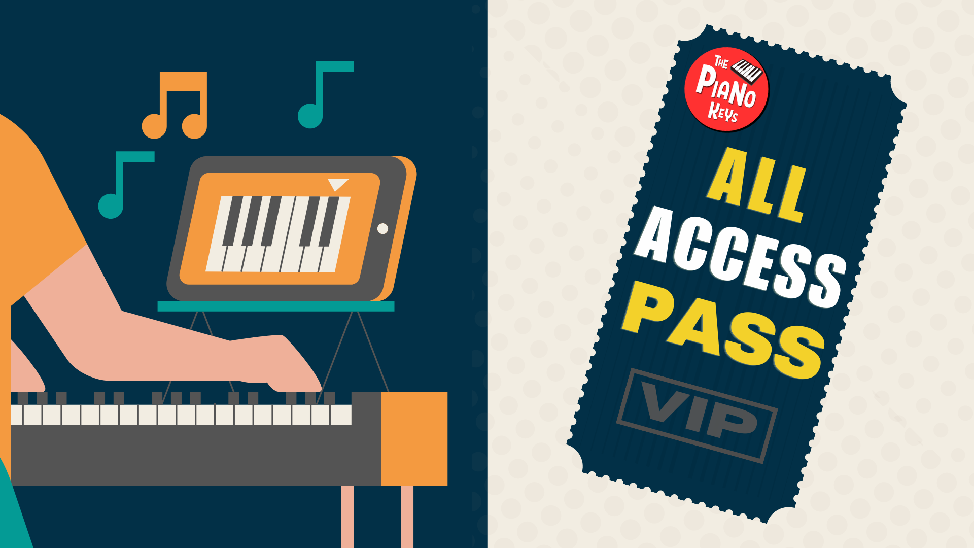 The Piano Keys All Access Pass
