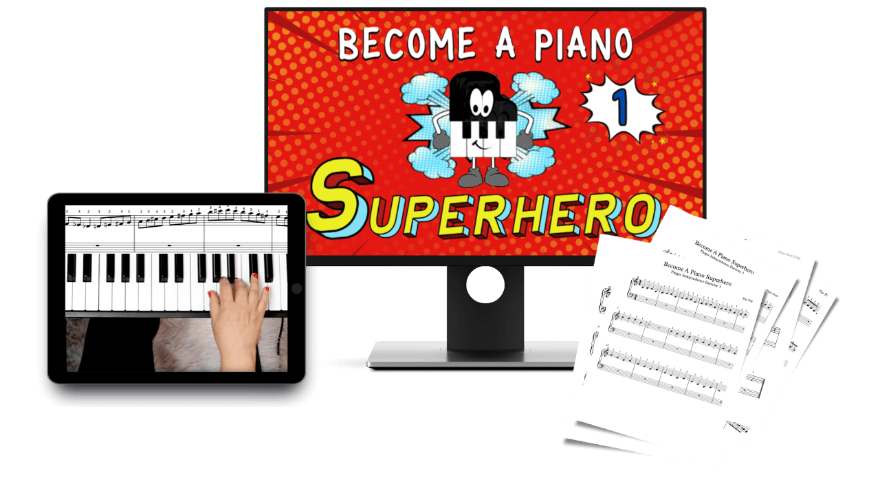 Become A Piano Superhero 1 FREE PREVIEW