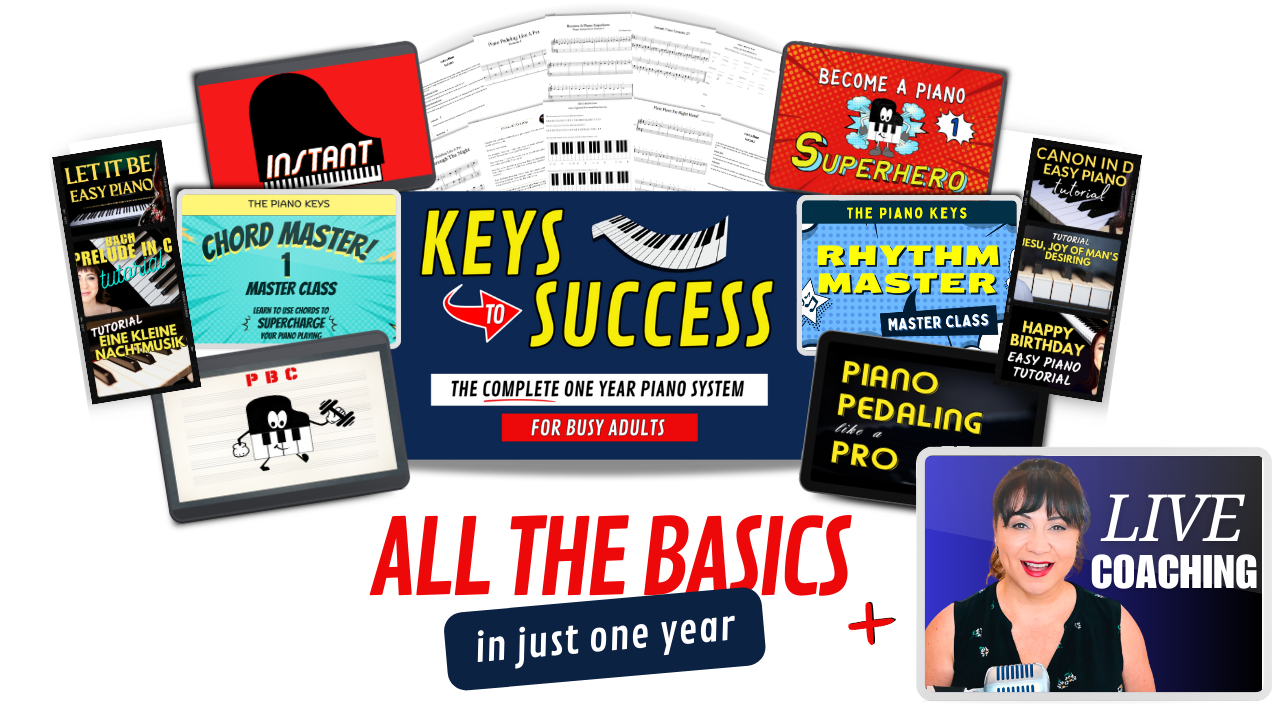 Keys To Success - The Complete One Year Piano System For Busy Adults