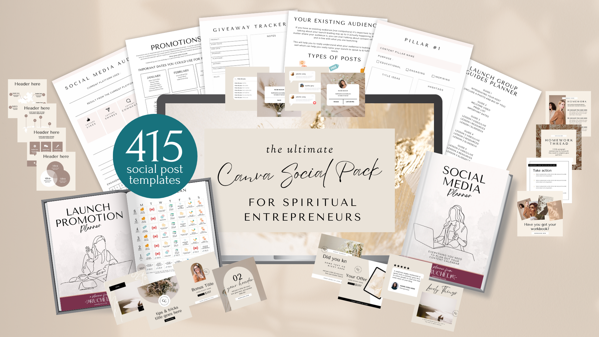 The Ultimate Canva Social Pack for Spiritual Entrepreneurs