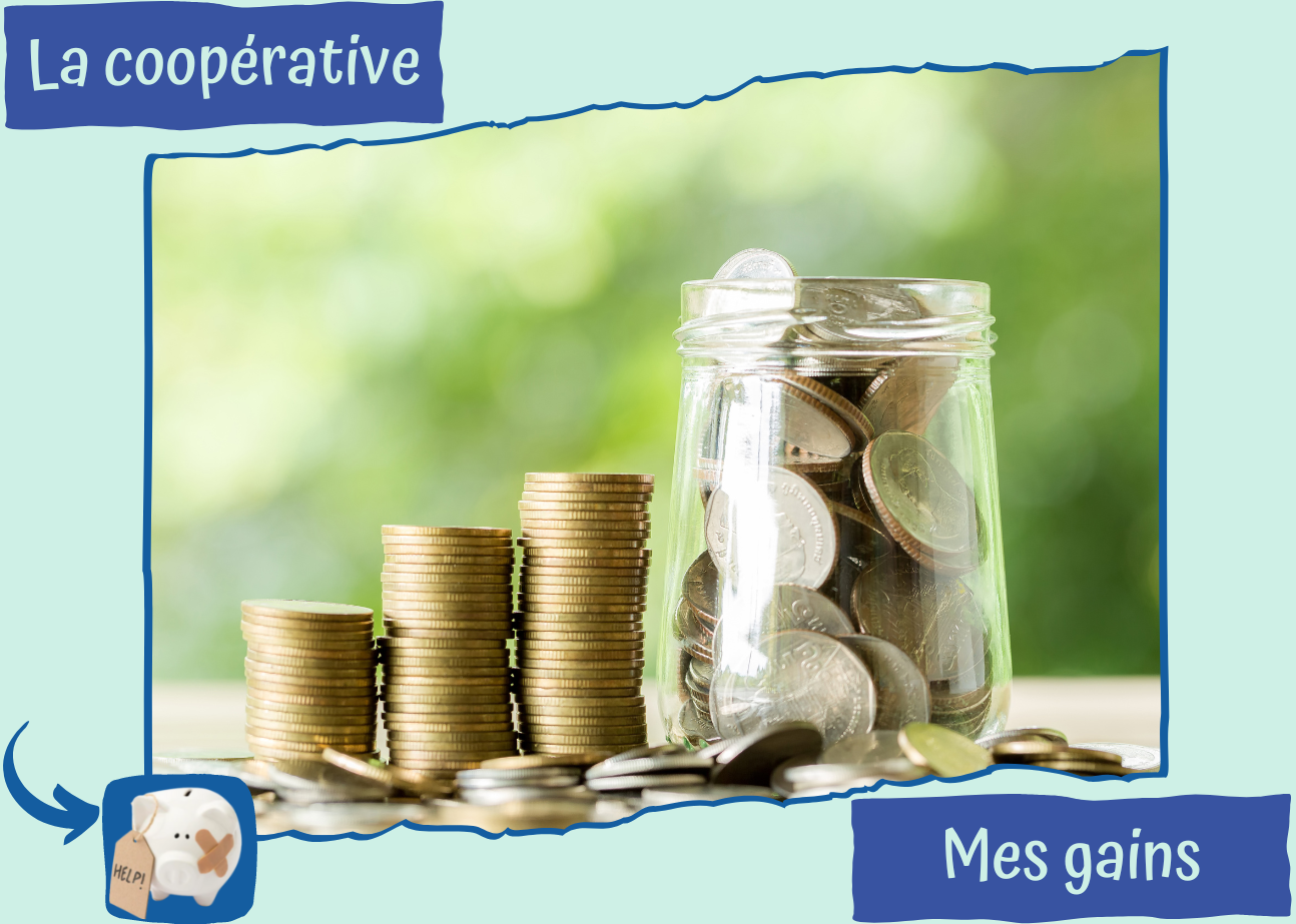 La coopérative et mes gains